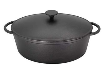 Kr&uuml;ger Karl Kr&uuml;ger Gusseisen Br&auml;ter, schwarz, 34 cm