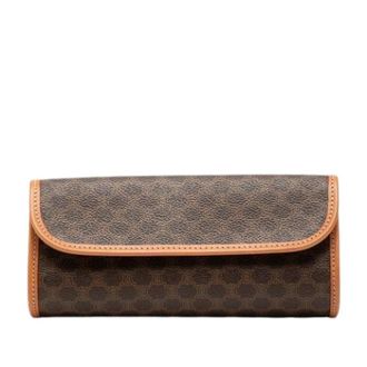 Celine Pre-owned Canvas Clutch - - Pre-owned - Damen - Braun - ONE SIZE