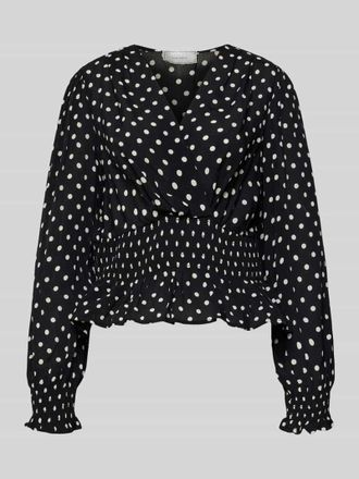 Neo Noir Bluse aus reiner Viskose in Wickel-Optik Modell Tamona