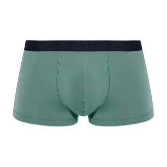 Hanro Homme, Sous-v&ecirc;tements, Vert, Taille: S Micro Touch Boxer Brief