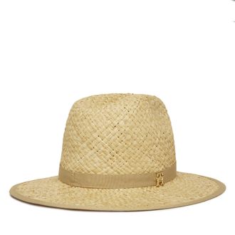 Tommy Hilfiger Hut Tommy Hilfiger Premium Beach Fedora AW0AW17135 Beige