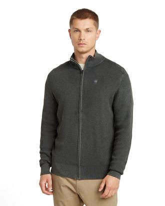 G-Star Serrated Full Zip Knit