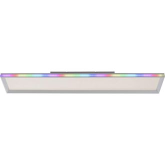 Leuchten Direkt JustLight CCT LED Deckenleuchte Galactica wei&szlig; 100 x 25 cm dimmbar Deckenleuchte