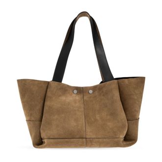 AllSaints Rosalie Gro&szlig;e Wildleder-Tragetasche - - Bags - Damen - Braun - ONE SIZE