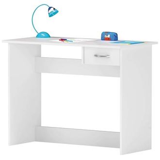 Demeyere Links - Practice - Bureau en aggloméré- 76,5 x 100,6 x 50,1 cm Bianco