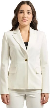Pennyblack Femme, Vestes, Blanc, Taille: 42 FR Blazer crois&eacute; en twill