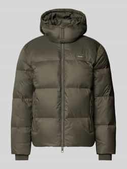 Calvin Klein Regular Fit Daunenjacke mit abnehmbarer Kapuze