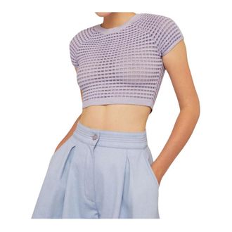 Genny Femme, Tops, Violet, Taille: 34 FR Pulls