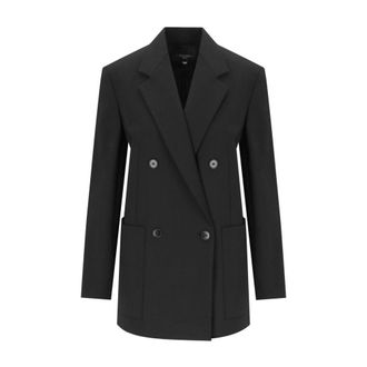 Max Mara Veloce Double-Breasted Blazer - - Jackets - Damen - Schwarzk - XS