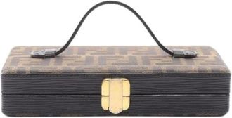 Fendi Sac &agrave; main Pre-owned en toile Zucca - Femme - Pre-owned - Brun - Taille: ONE Size