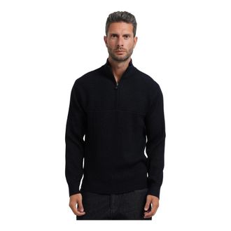 A|X Armani Exchange Pull zipp&eacute; - Homme - Sweatshirts et sweats &agrave; capuche - Bleu - Taille: M