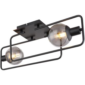 Globo Lighting Deckenleuchte - Blama - schwarz - metall - E14 - 15830-2D - Globo