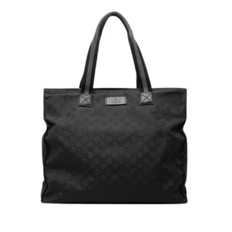 Gucci Pre-owned Vintage Nylon Tote Bag - - Pre-owned - Damen - Schwarzk - ONE SIZE