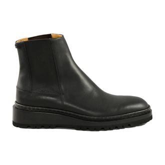 A.Testoni Homme, Chaussures, Noir, Taille: 42 1/2 EU Bottine en Cuir Style Beatles