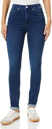 Only Onlpower-Royal Hw Push Up Skinny DNM EXT Jeans pour Femme, Bleu foncé Denim, S x 32L