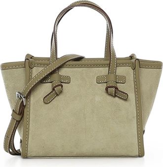 Gianni Chiarini Femme, Sacs, Vert, Taille: ONE Size Miss Marcella Suede Handbag