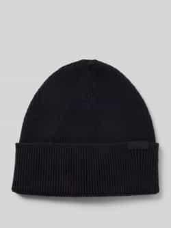 HUGO BOSS Beanie mit dezentem Logo-Detail Modell Xential
