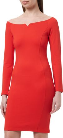Faina Damen Kleid 19223595-FA01, ROT, S