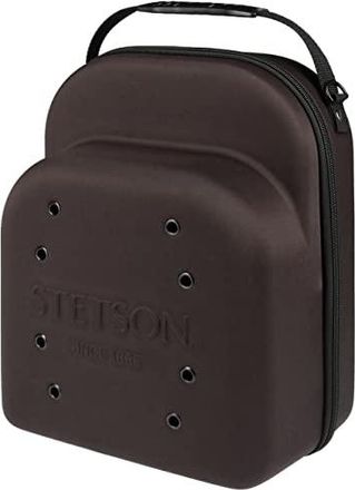 Stetson Valise pour Casquettes Femme/Homme - avec visi&egrave;re Hiver &Eacute;t&eacute; Printemps-&eacute;t&eacute; - Taille Unique Marron