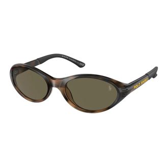 Polo Ralph Lauren Ovale Sonnenbrille - - Accessories - Herren - Braun - 56 MM