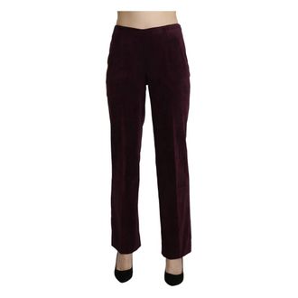 Bencivenga Bencivenga, Femme, Pantalons, Violet, Taille: 44 FR Pantalon Droit Taille Haute