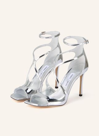 Jimmy Choo London Sandaletten Azia 95 silber