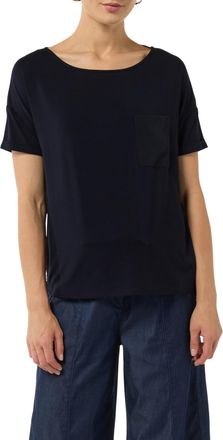 Comma 2147737 T-Shirt, 8273, 36, Damen,Blue 5976,42