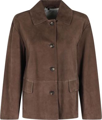 Max Mara Femme, Vestes, Brun, Taille: 38 FR Charme Jacket