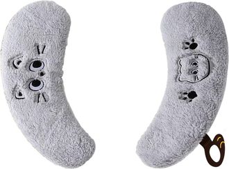 Generic Toilettensitzbezug - 1 Paar Wiederverwendbare Warme Weiche Sitzpolster | Winter Toilettensitz Abdeckung mit Griff | Komfortl&ouml;sung f&uuml;r Kinder Senioren 