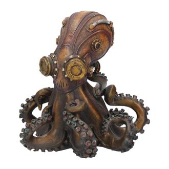 Nemesis Now Octo-Steam Figur 15 cm, bronzefarben, Kunstharz, 21 cm