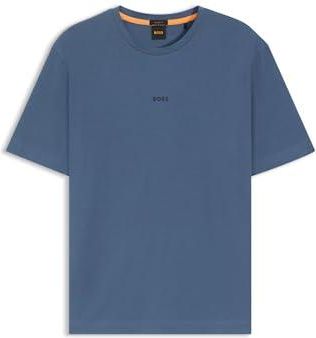 BOSS Hommes TChup T-Shirt en Coton Stretch avec Logo Contrastant