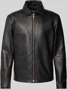 Strellson Regular Fit Lederjacke aus echtem Lammnappa Modell KELLAN