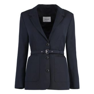 Yves Salomon Drei-Knopf-Jacke - - Jackets - Damen - Blau - M