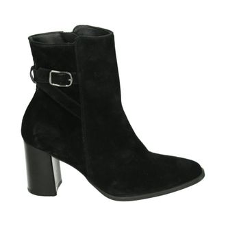 Paul Green Schwarzer Wildleder Westernstiefel - - Shoes - Damen - Schwarzk - 39 EU