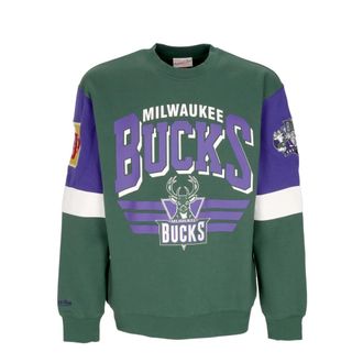 Mitchell & Ness Milwaukee Bucks NBA Sweatshirt - - Sweatshirts & Hoodies - Herren - Gr&uuml;n - XL
