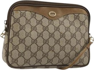 Gucci Sac bandouli&egrave;re vintage GG Canvas Pre-owned - Femme - Pre-owned - Beige - Taille: ONE Size
