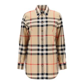 Burberry Paola Check Hemd - - Blouses & Shirts - Damen - Beige - 2XS