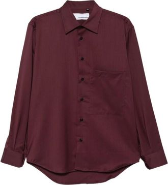 Costumein Baumwollhemd - - Shirts - Herren - Rot - S