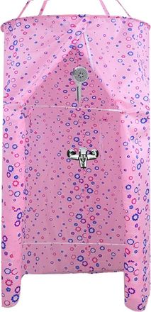 Generic Tragbarer Runder Duschvorhang Mit Rei&szlig;verschluss - Wasserdichter Sichtschutz Aus Polyester for Camping, Strand, Badezimmer Oder Den Au&szlig;enbereich(K)