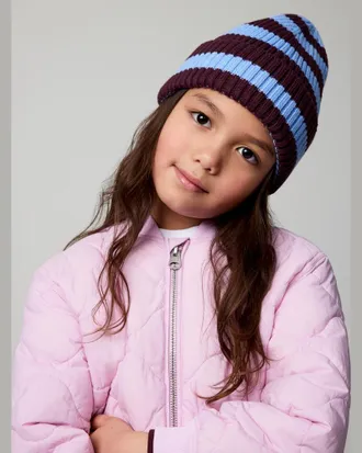 Arket Rippstrickm&uuml;tze -Blau