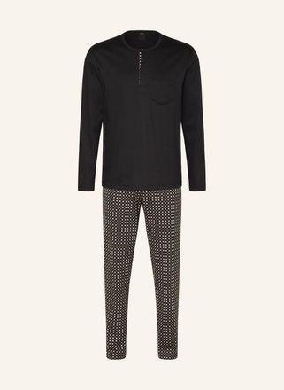 CALIDA Calida Schlafanzug Relax Cosy Vibes schwarz