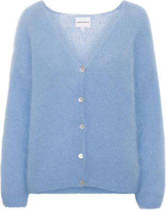 Americandreams Americandreams, Femme, Pulls, Bleu, Taille: 44 FR Cornelia LS Cardigan