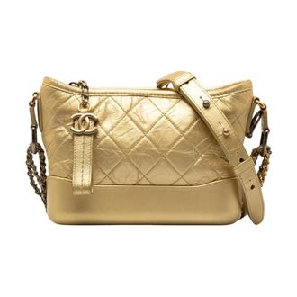 Chanel Pre-owned Gabrielle Small Quilted Crossbody Bag - - Pre-owned - Damen - Gelb - ONE SIZE