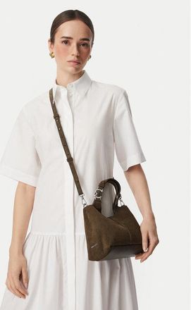 Coccinelle Handtasche THE Coccinelle C-Easy Suede E1 THE 58 01 01 Khakifarben