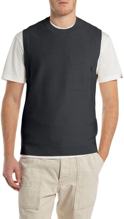 Replay Herren Pullunder &Auml;rmellos, Blue.. 085 (Blau), L