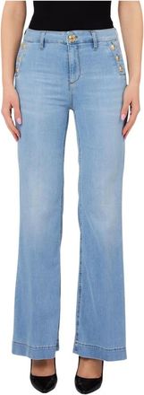 Liu Jo Femme, Jeans, Bleu, Taille: W31 B. UP Flare Button H.w