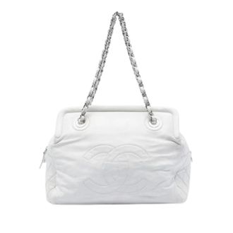 Chanel Pre-owned Vintage Tote Bag - - Pre-owned - Damen - Wei&szlig; - ONE SIZE