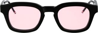 Thom Browne unisex, Accessoires, Noir, Taille: 48 MM Lunettes de soleil &eacute;l&eacute;gantes pour un look tendance