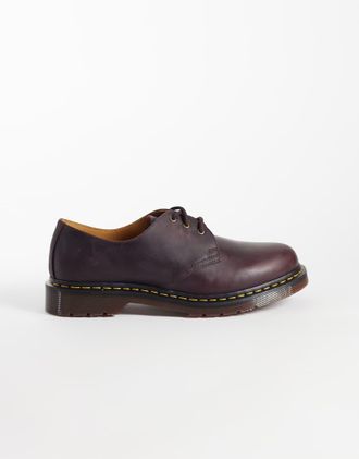 Dr. Martens 1461 - Chaussures &agrave; 3 paires doeillets - Rouge cerise Crazy Horse