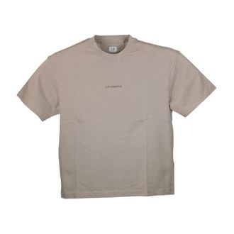 C.P. Company C.p. Company, Homme, Tops, Gris, Taille: XL T-shirt &agrave; Manches Courtes